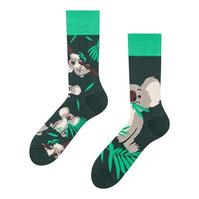 Playful Cartoon Animal Socks Different Design Crew Socks