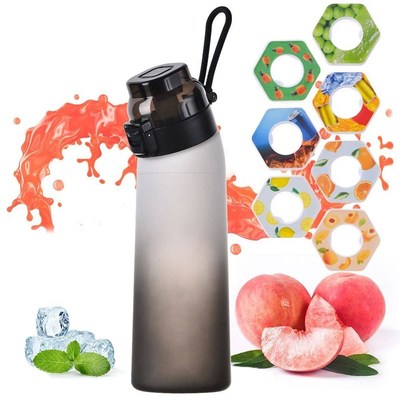 650ML Scent Flavored Water Bottle Leak-Proof with 7 Flavor P