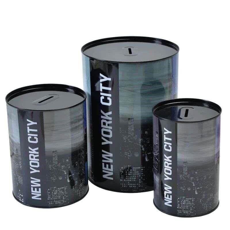 Metal Big Piggy Bank for Adults Children Money Jar Coin Box