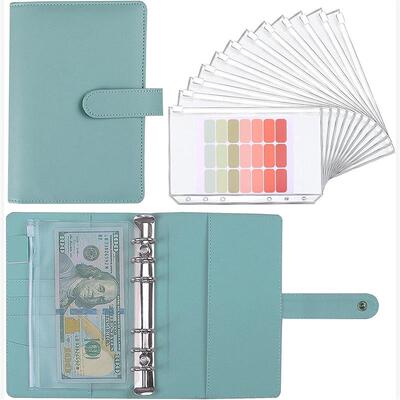 2024 A5 A6 Budget Binder Planner With 12 Pieces Cash Envelop