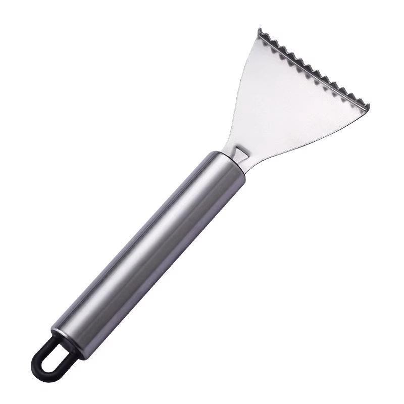 Stainless Steel Fish Scaler Tool for Home Kitchen, Manual Fi