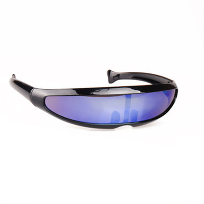 Vvsoo Futuristic Narrow Cyclops Sunglasses UV400 Personality