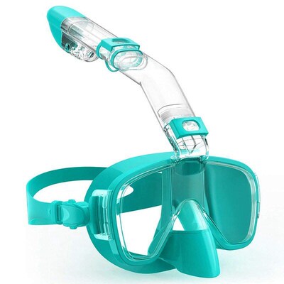 Adult Children Full Dry Diving Mask Snorkeling Mask 潜水面罩