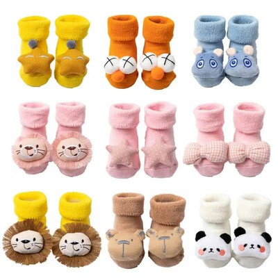 Kids Childrens Socks For Girls Boys Winter Soft Cotton Sock