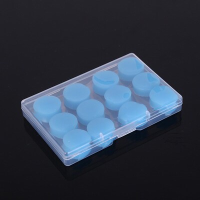 6/12PCS Silicone Ear Plugs Noise Reduction Sleep Anti Cancel