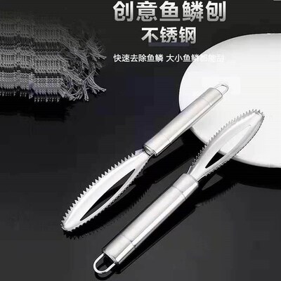 Stainless Steel Fish Scaler, Multi-functional Fish Scale Rem
