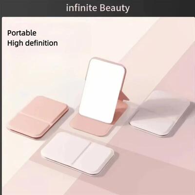 1 Piece 425x276inch Portable Folding Makeup Mirror, Simple