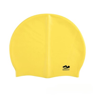 Silicone Elastic Swimming Cap Waterproof Swim Hat for Men Wo