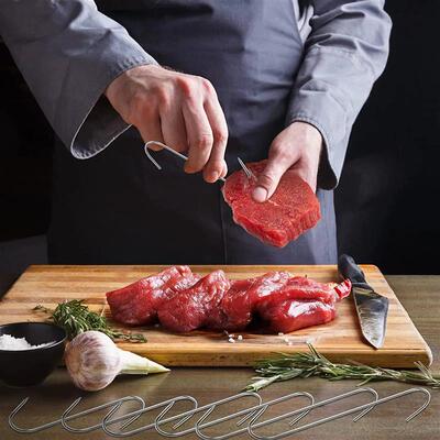 Stainless Steel S Butchers Meat Hook Tool for Hot and Cold