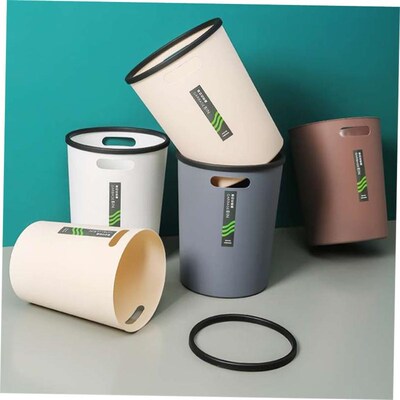 Dustbin household toilet toilet kitchen with cover 垃