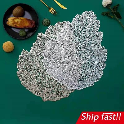 European placemat lotus table mat heat coaster board 餐垫欧