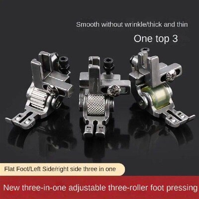 T3 Roller Presser Foot Adjustable Roller Zipper Presser