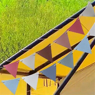 1Set Outdoor Camping Tent Pennant Flags Picnic Canopy