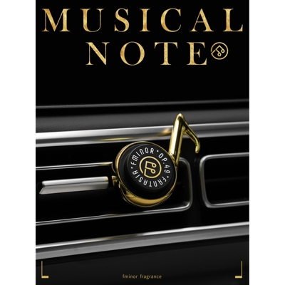 bbdd汽车音符出风口香氛车载香薰香水淡香车用装饰木质香空调持久