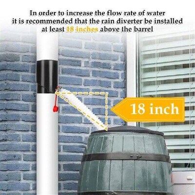 Water Collection Barrel UV Resistant Rainwater Collector