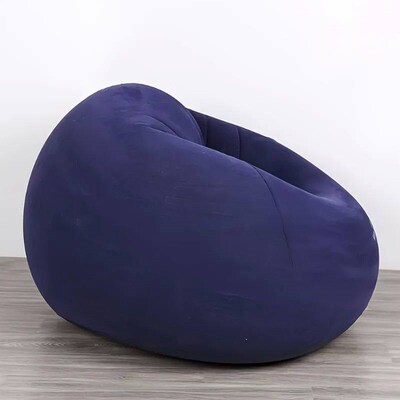 Lazy Inflatable Sofa Chair PVC Seat Washable Bean Bag Sofa B