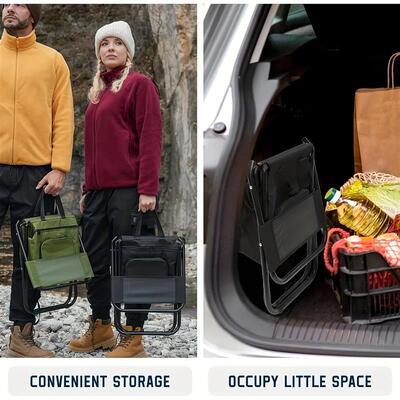 FUNDANGO Small Fishing Chair, Camping RV Trekking Hunting, w