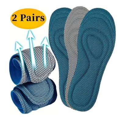 1/2 Pair Memory Foam dipoable Inole for Shoe Antibacterial D