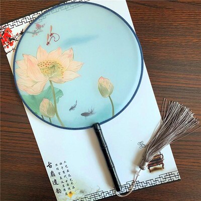 Women Fan Chinese gift craftwork girl fan Creative souvenir