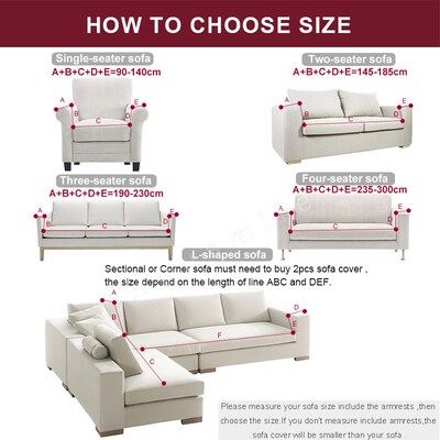 Elastic Sofa vers for Living Room Spandex Tight Wrap All-inc