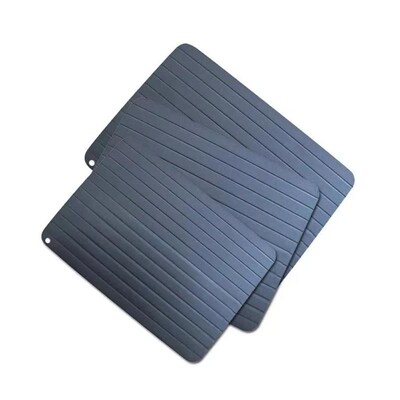 1pcs Aluminum Alloy Rapid Defrosting Tray Quick Thawing Cold