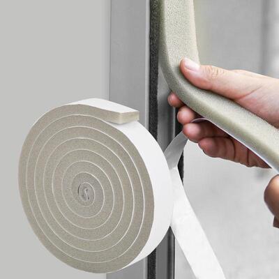 2m Seal Strip Home Door Casement Foam Sticky Tape Roll Seal