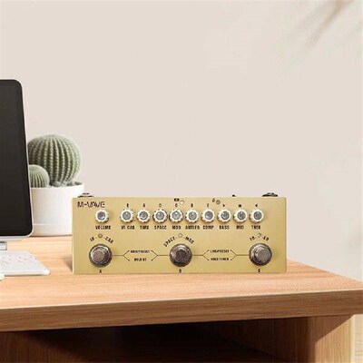 Rechargeable Multi Effects Pedal Recording Audio Interface