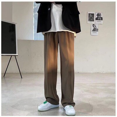 Sense Fried Steet Wide-leg Pants Mens Spring and Summer Loo