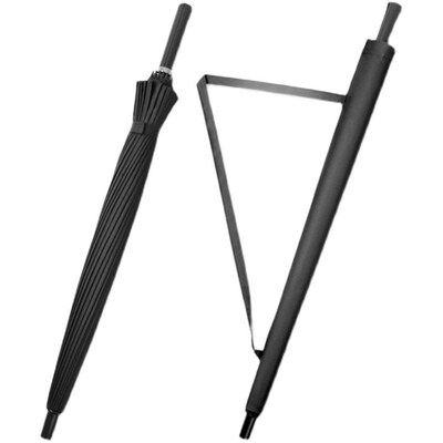 strong umbrella big men 24骨伞 foldable wind anti storm sun