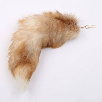 Animal Tail Key-Ring Fluffy Tails Chain Keychain Personalize