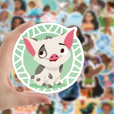 10/30/50ps  Cartoon Moana ers Waterproof Deals Laptop Motory