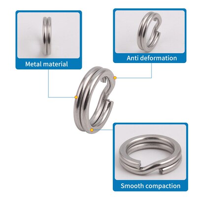 304 stainless steel flattened ring, sub reinforced double-l
