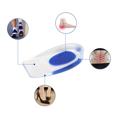 GEL heel cushion damping insole heel pad in the heel pad and