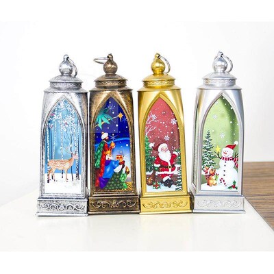 。Christmas decorations painted Christmas wind lights orname