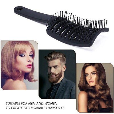 Curly Hair Cleaning Comb Anti-tangling Scalp Hairbrush