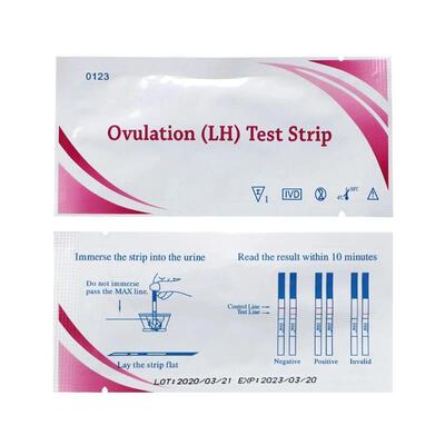 20pcs Ovulation Test Strip For Adult Women LH Urine Measurin