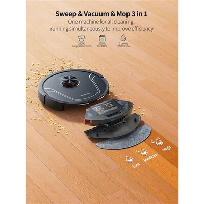 HONITURE Robot Vacuum and Mop Combo Laser Navigator 5000Pa 1