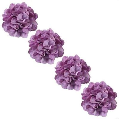 62KD 4Pcs Curtain Tieback Artificial Flower Ties for