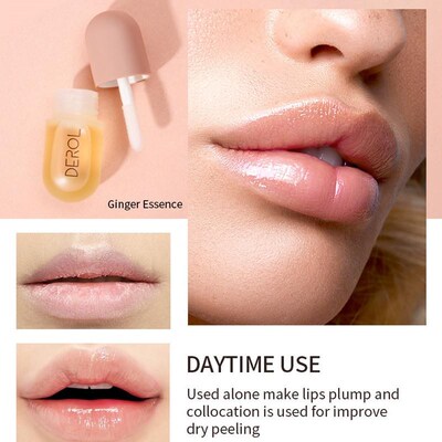 Day Night Instant Volume Lips Plumper Oil Moisturizing Repai