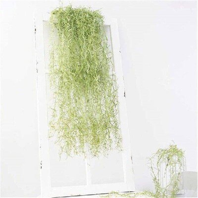 1pc Artificial Plant Vine Plastic Leaf Grass Garland