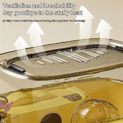 Double Layer New Hamster Cage Extra Large Panoramic Acrylic