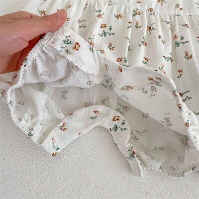 Summer Baby Girls Clothing Newborn Girls Jumpsuits Floral Sl