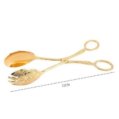 Zinc Alloy Metal Spoon Salad Clip Exquisite Party