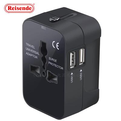 Hot Sale Travel Adapter with Dual USB Port Universal Adaptor