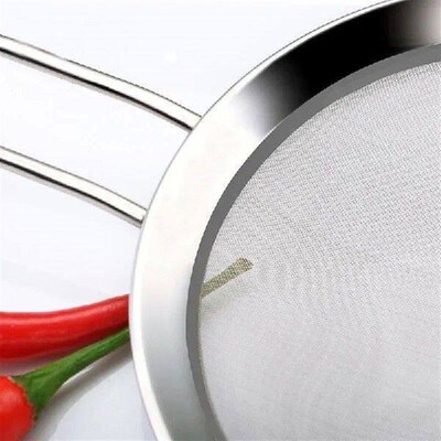 1Pc Large Stainless Steel Fine Mesh Food Strainer for
