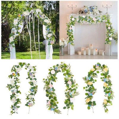 Eucalyptus Floral Arrangement with Green Leaf Vines for
