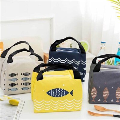 Bento Lunch Box Tote Picnic Storage Bag Pouch Lunch Bags