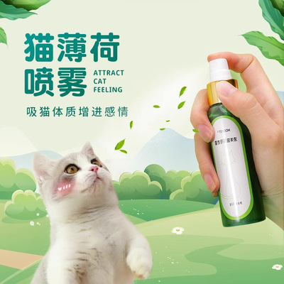 猫薄荷喷雾液体吸引小猫解闷玩具自嗨养猫神器猫咪玩具逗猫棒
