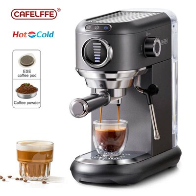 Cafelffe Cappuccino Espresso Machine Inox Semi Automatic Cof
