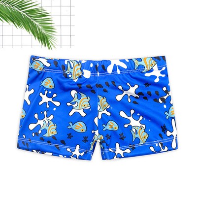 Boys Summer Swimming Shorts Cartoon Kids Swimwear Polyester
